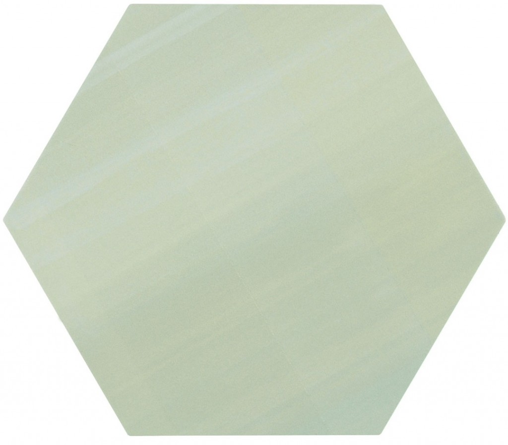 Lily 5 Hexagon Green Porcelain Floor & Wall Tile 198x228mm | N&C Tiles ...