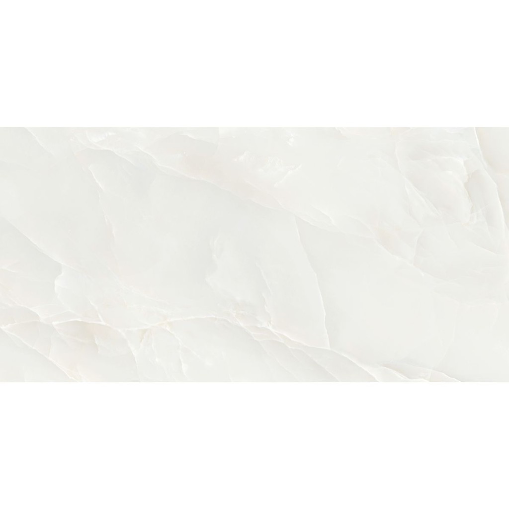 Marble Effect Italian Onyx Ivory Polished Porcelain Wall & Floor Tile