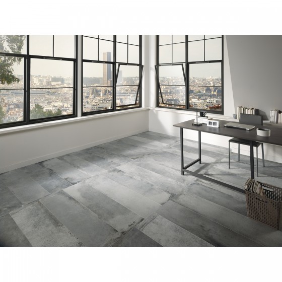 Eclipse Black Obsidian Natural Porcelain Wall & Floor Tile 200x1200mm