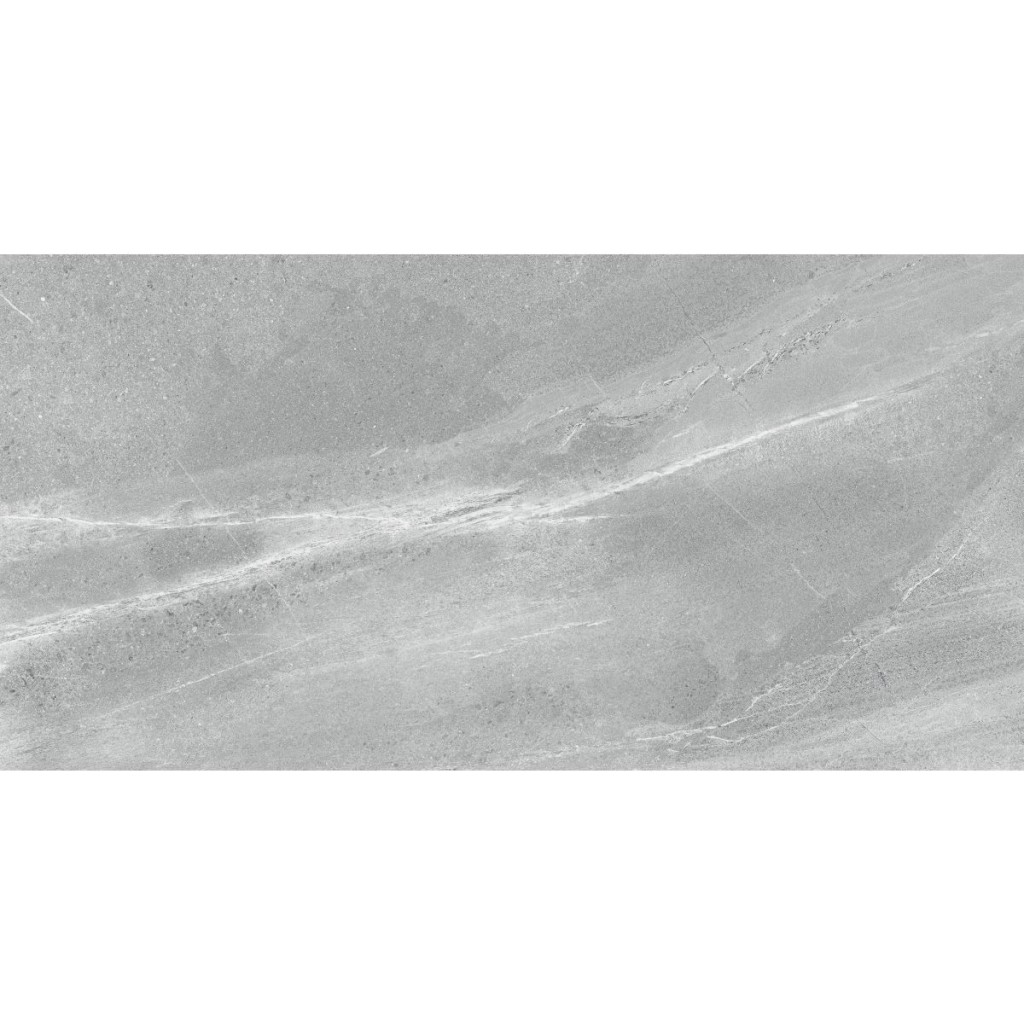 Arcadia Grey Natural Rectified Porcelain Wall and Floor Tile 600x1200mm ...