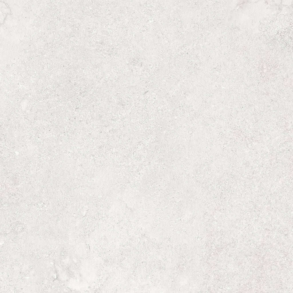 Cement effect Abode White Natural Porcelain Floor and Wall Tile 600x600mm