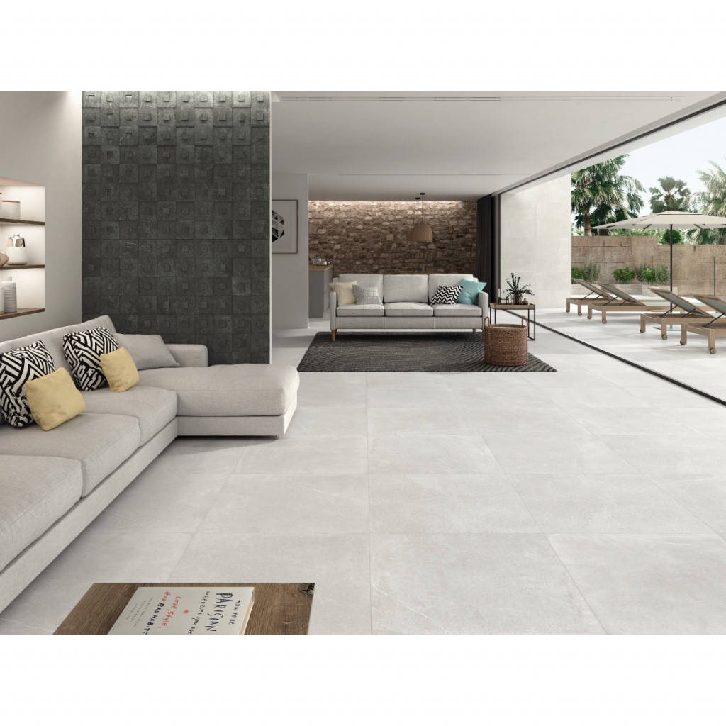 Porcelain Wall Tile Living Room | Baci Living Room